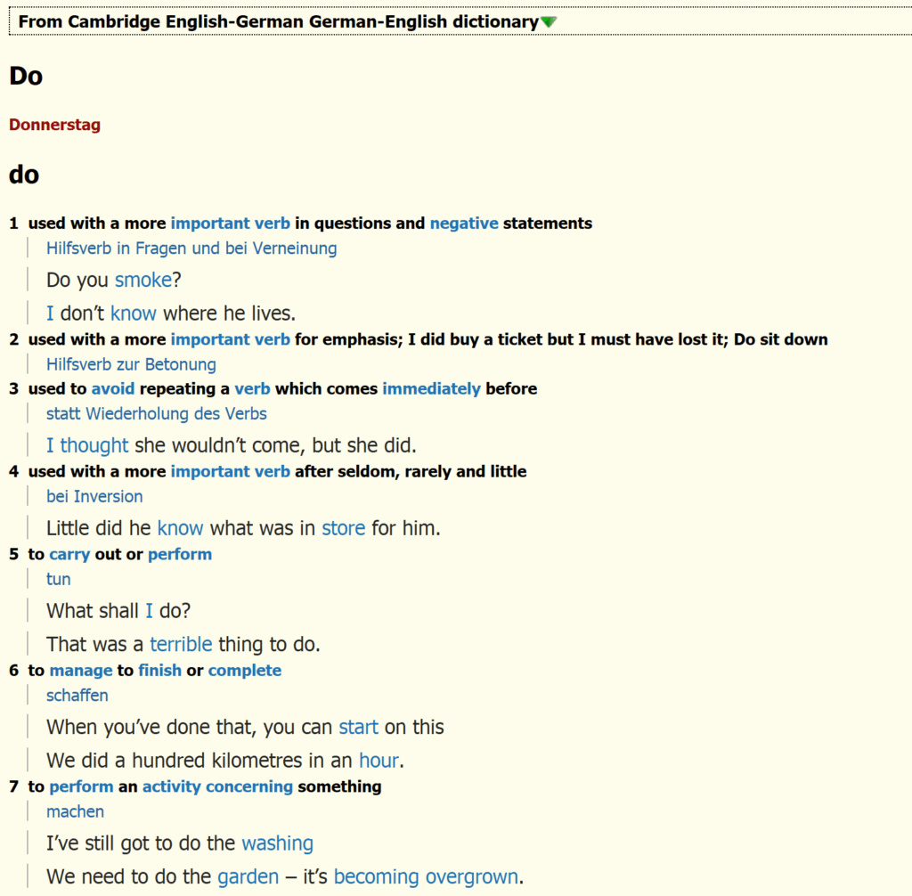Cambridge English-German German-English dictionary - FreeMdict